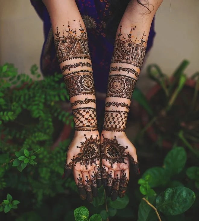8.-Manja-Patta-Full-Hand-Mehndi-Designs-for-Brides - Infifashion